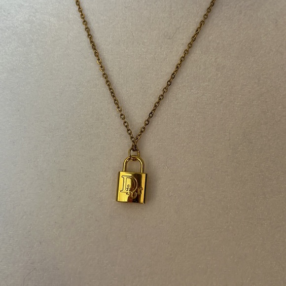 Jewelry | Dior Lock Necklace | Poshmark
